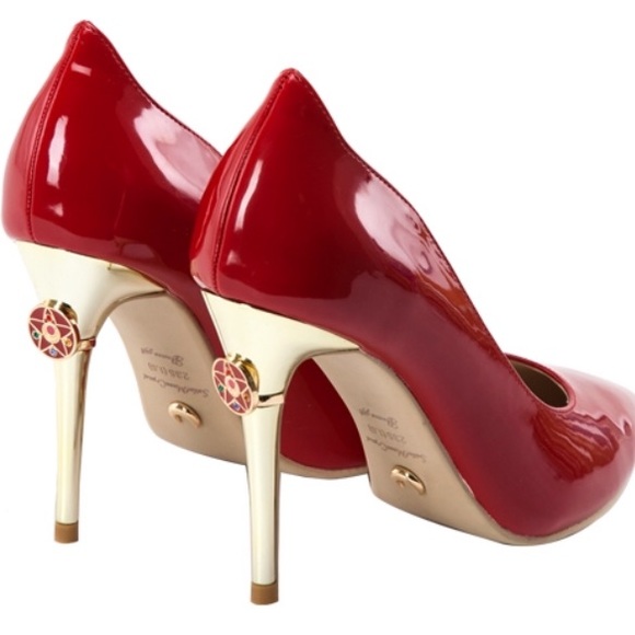 Shoes | Red Sailor Moon Pointed Toe High Heel Grace Gift | Poshmark
